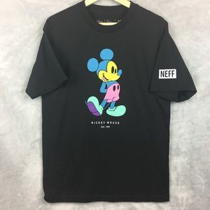 Neff | Shirts | New Neff X Disney T Shirt Mickey Mouse Neon Pastel ...
